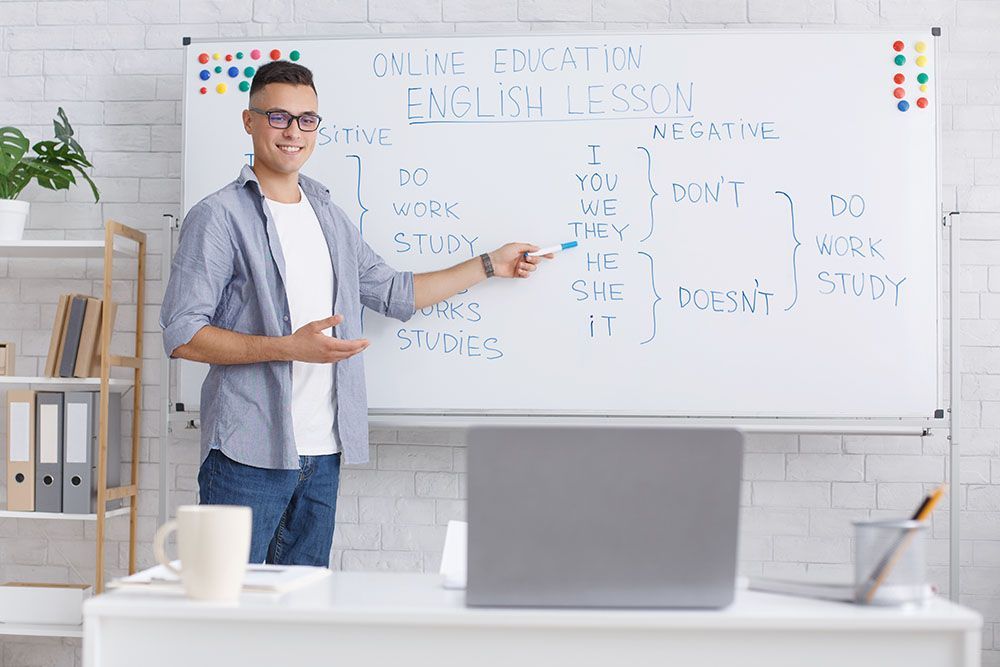 English Teacher Teaching